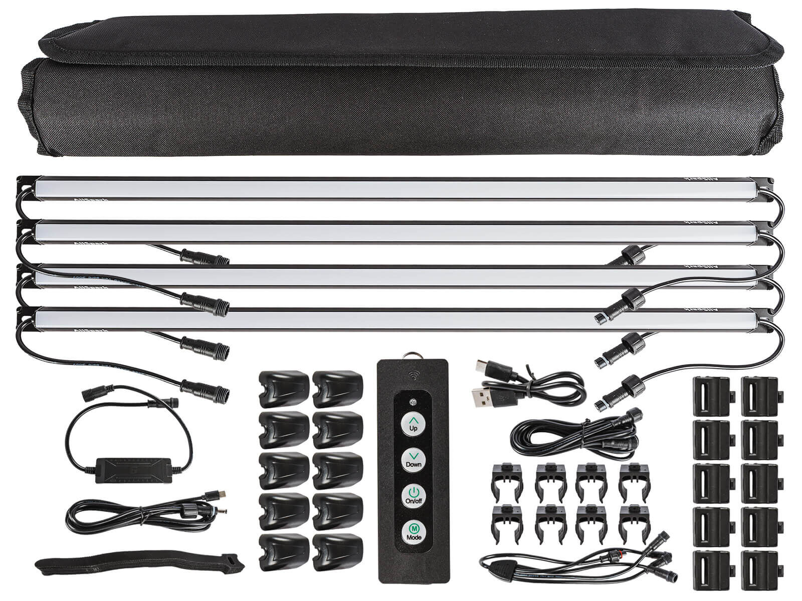 USB LED Light Strip Kit 4 Pack | Wireless Remote | 4 Bar | Dual Colour ...