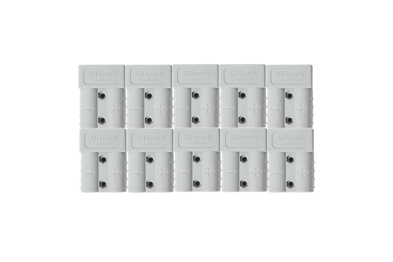 AllSpark 50A Grey Anderson Connector Plug - 10 pack 10-12 AWG | Offroad ...