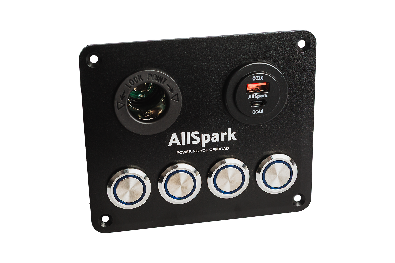 AllSpark 4 way push button switch panel | Offroad Living