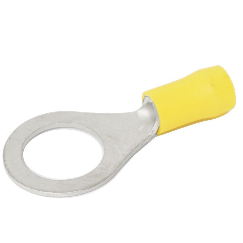 Yellow Ring Terminal - 4.3mm 10 Pack | Offroad Living